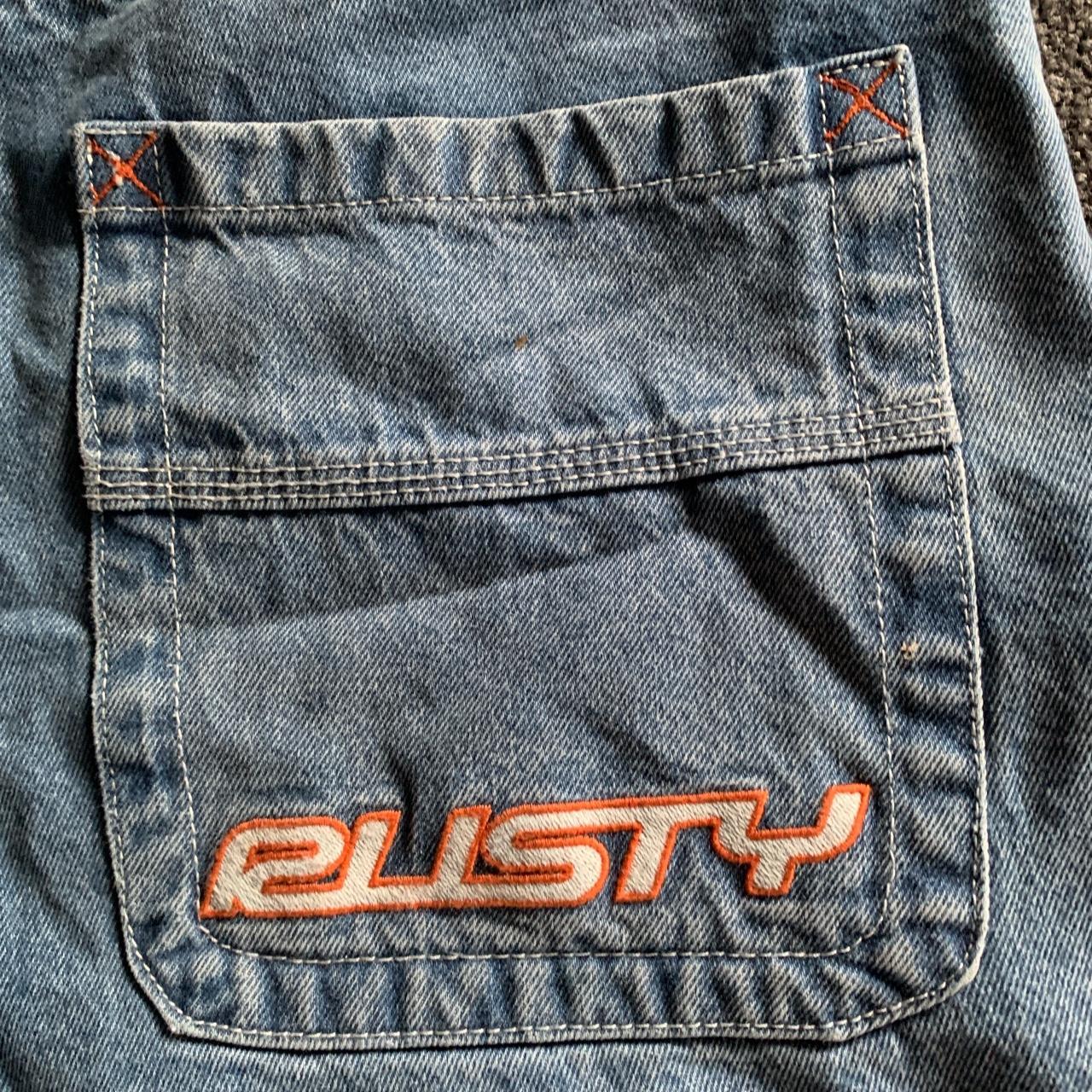 Baggy mid wash rusty vintage style jorts Sick as... - Depop