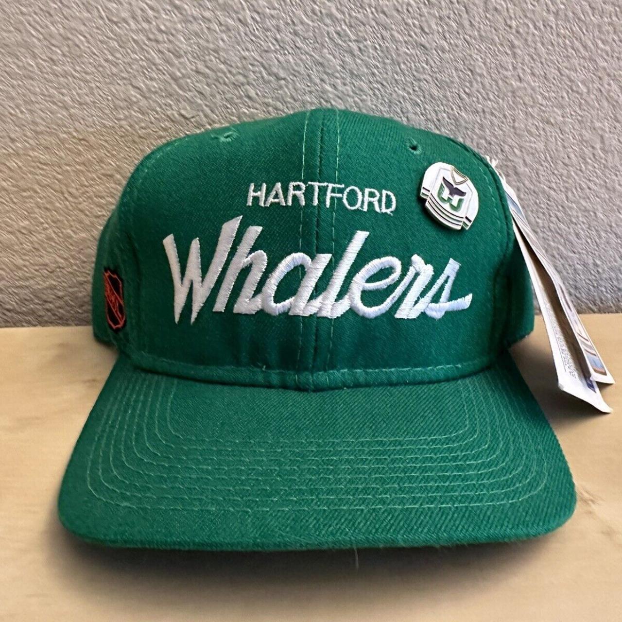 Vintage Deadstock Hartford Whalers Sports... - Depop
