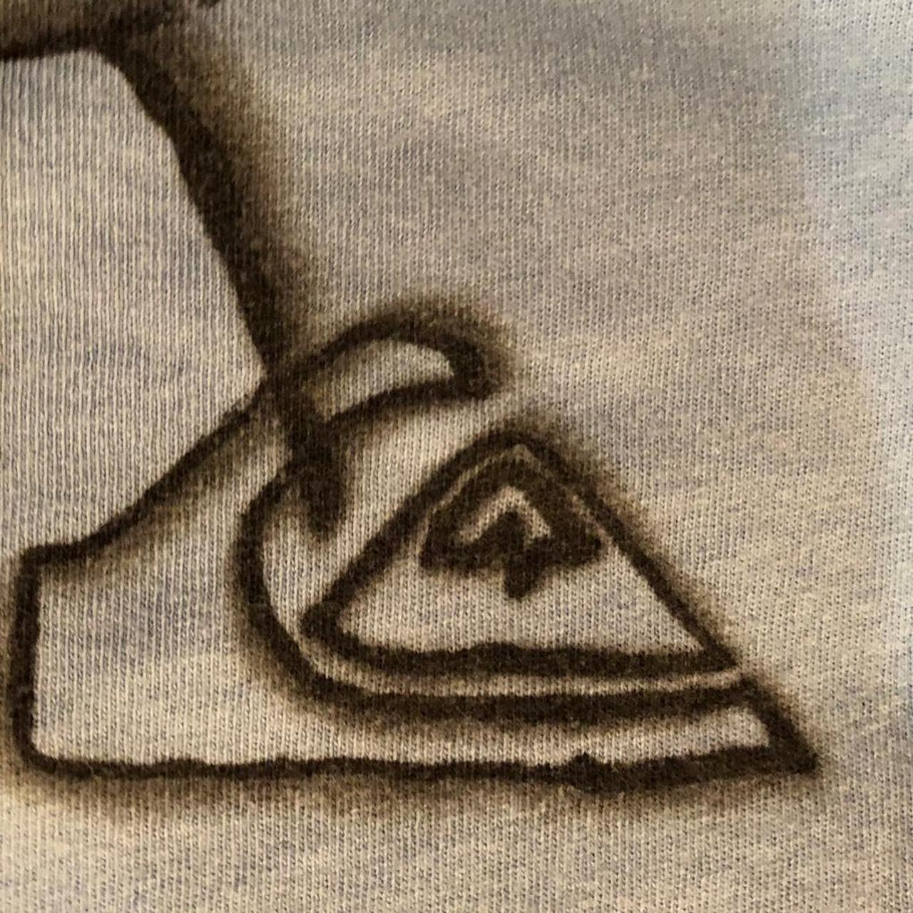 Powder blue Quiksilver cotton T-shirt XL | Depop