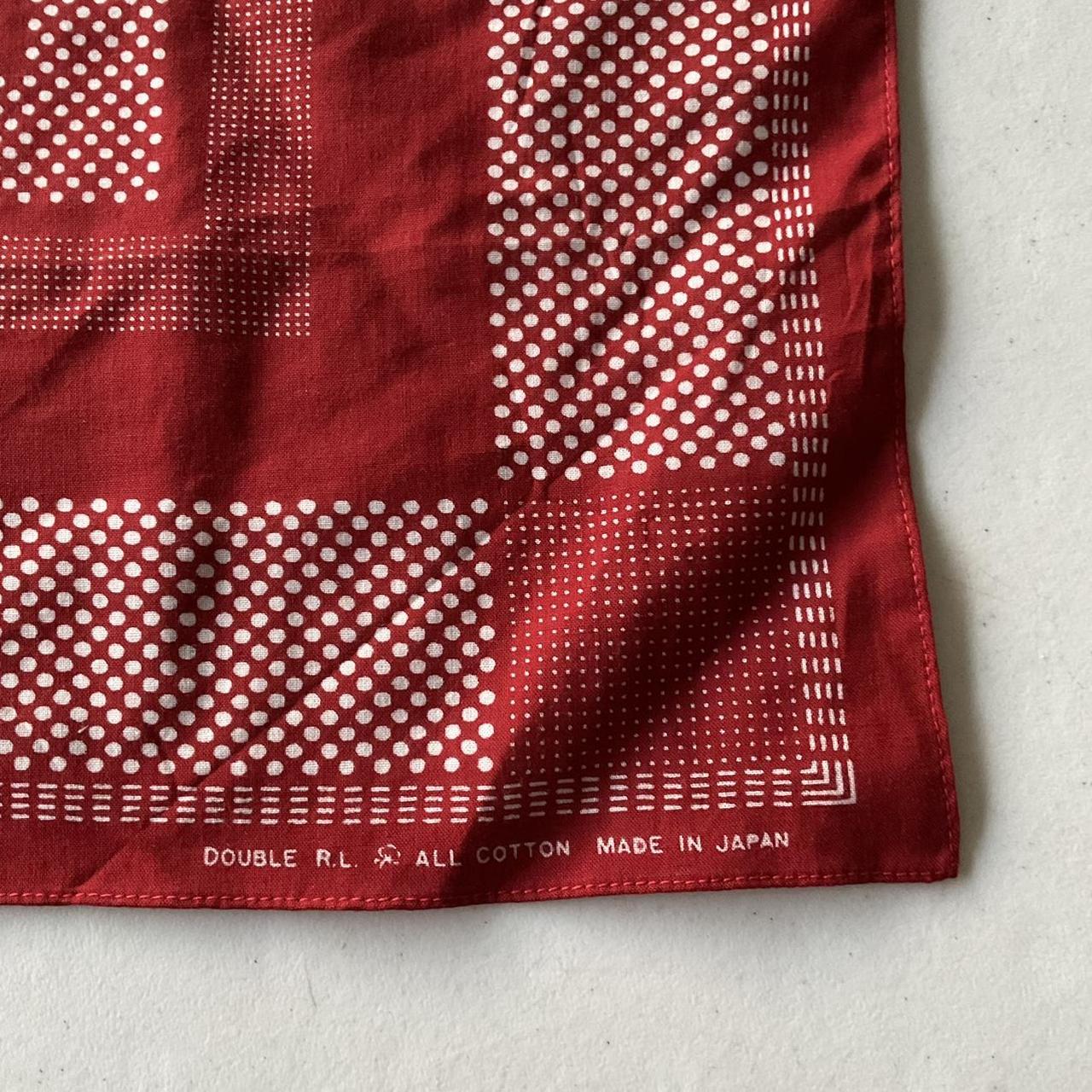 Double RL Bandana Made in Japan - Depop