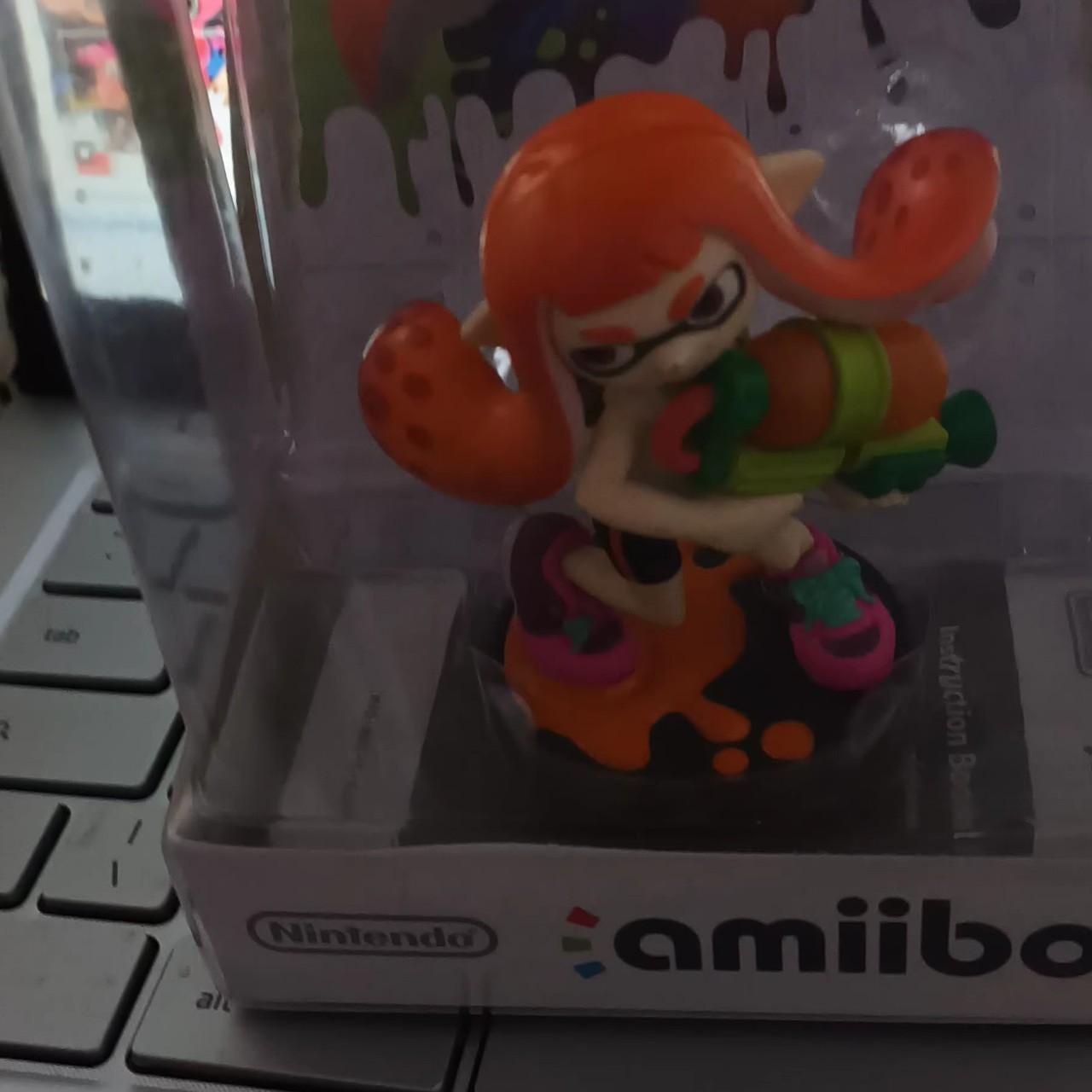 Nintendo Splatoon Inking Girl Amiibo figure great... | Depop