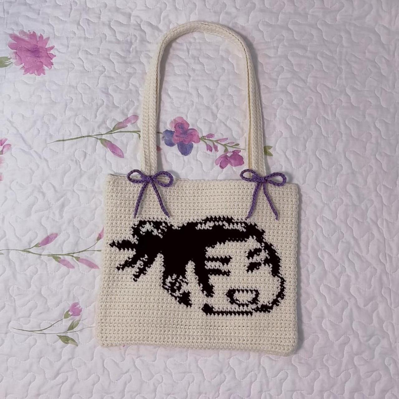 Handmade crochet Geto tote bag - Depop