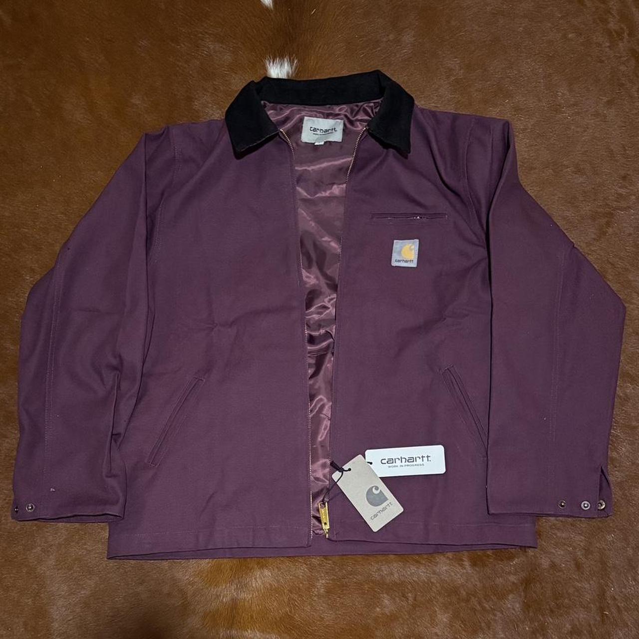 Purple Carhartt WIP Detroit jacket work in progress... - Depop