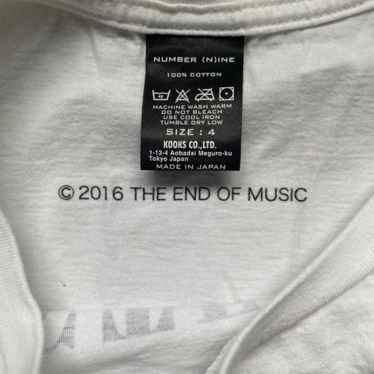 Number nine “listen to Kurt cobain” shirt size 4 - Depop