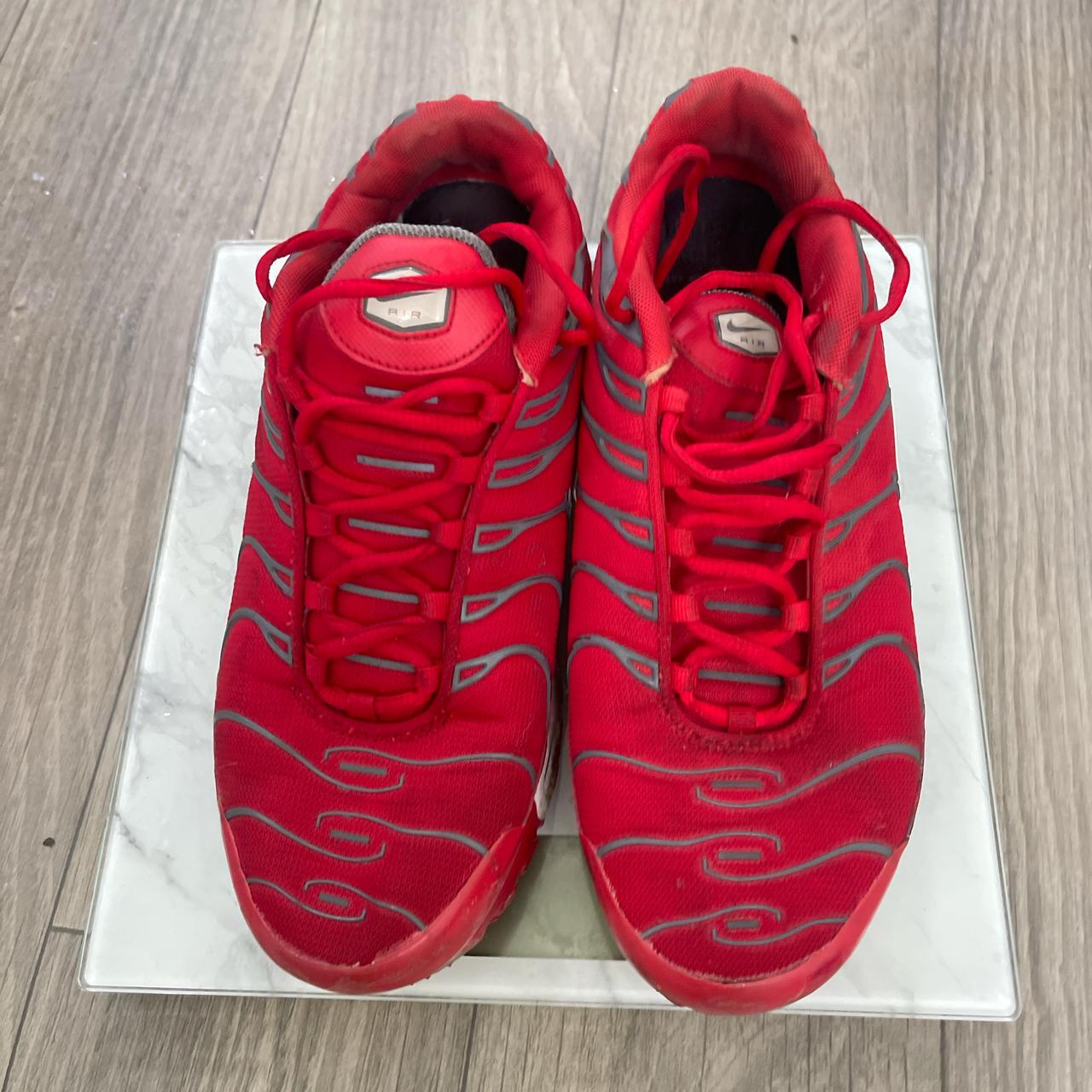 Nike Air Max Plus TN red trainers No original insole... - Depop
