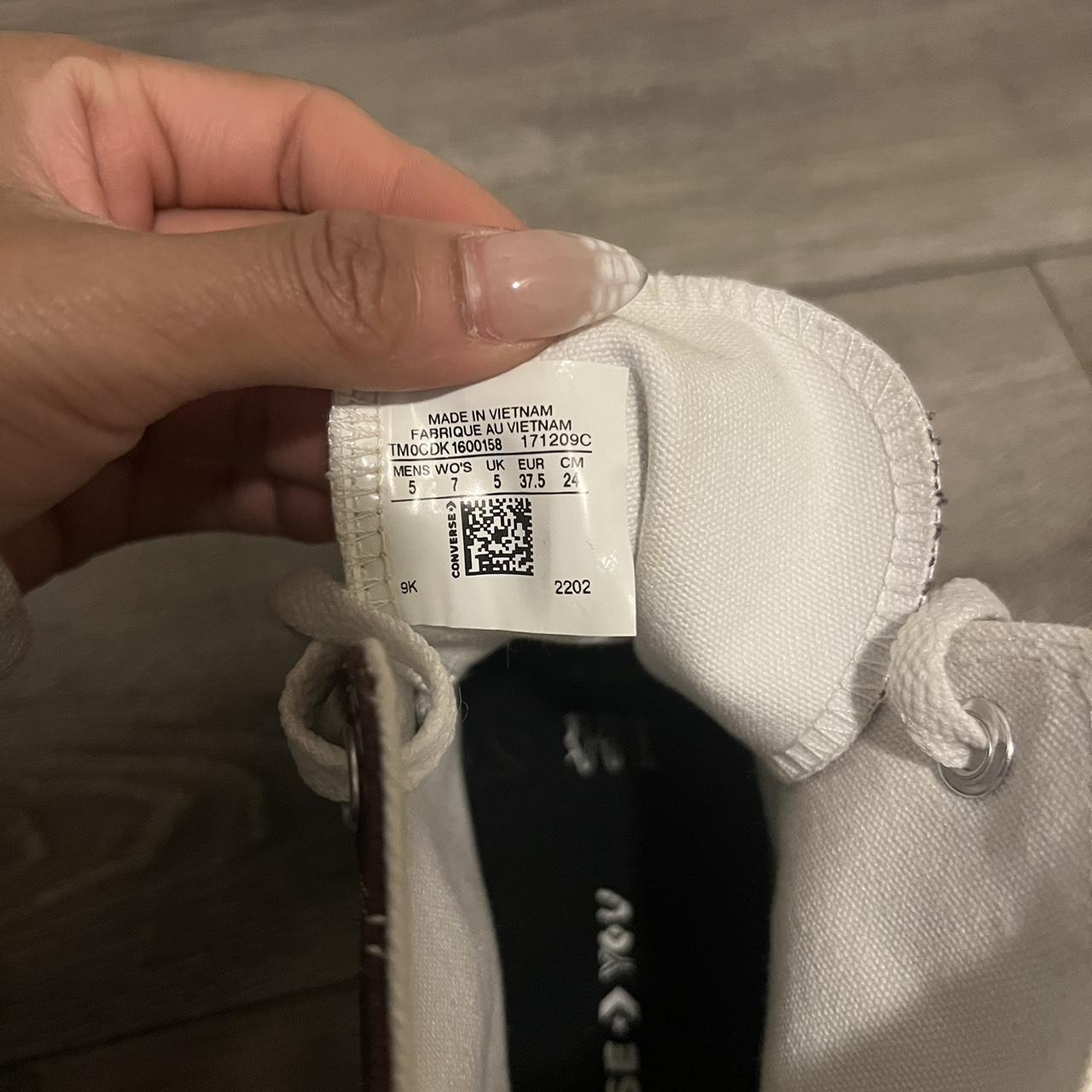 platform custom brown converse love them but don’t... - Depop