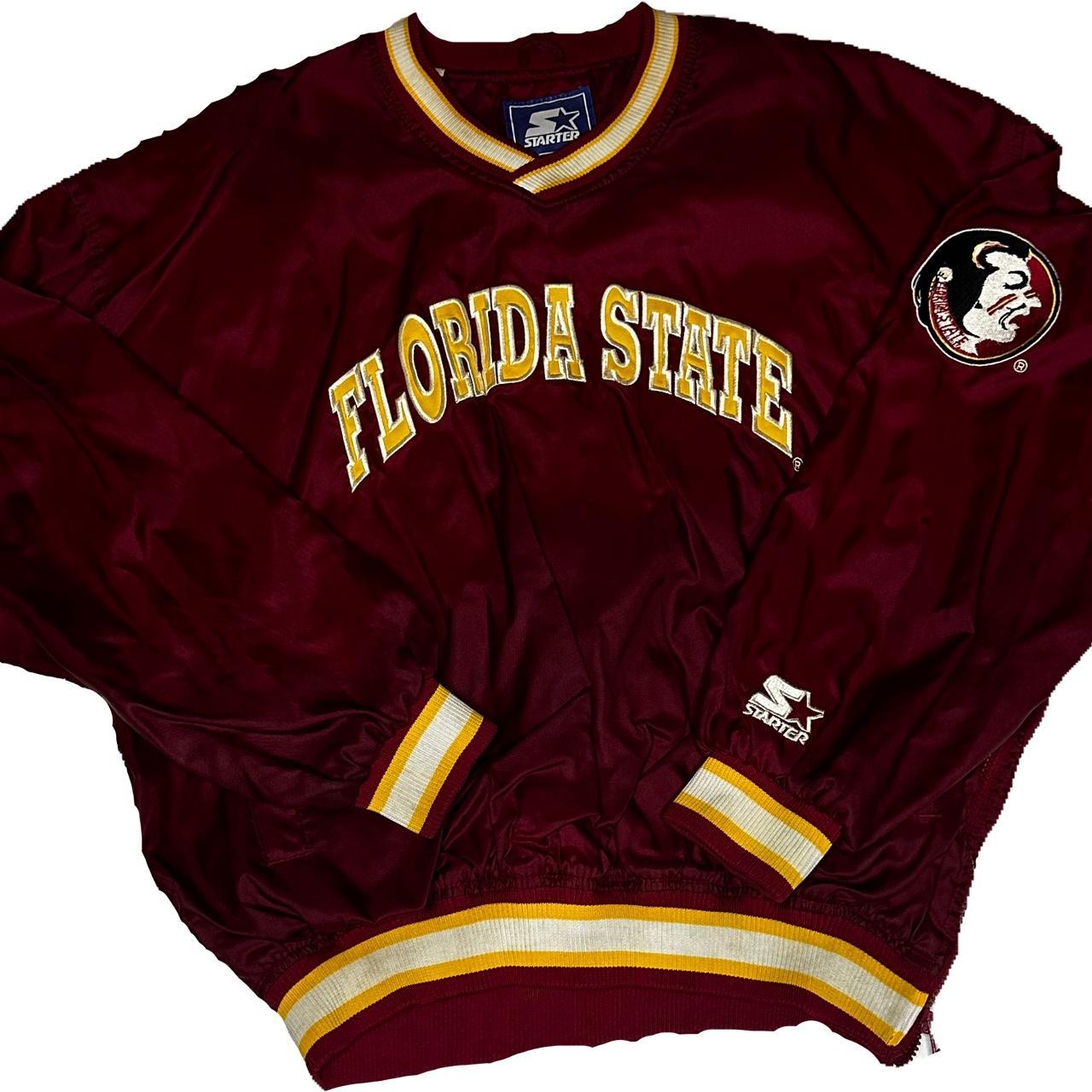Florida State Starter Jacket It has a faint stain... - Depop