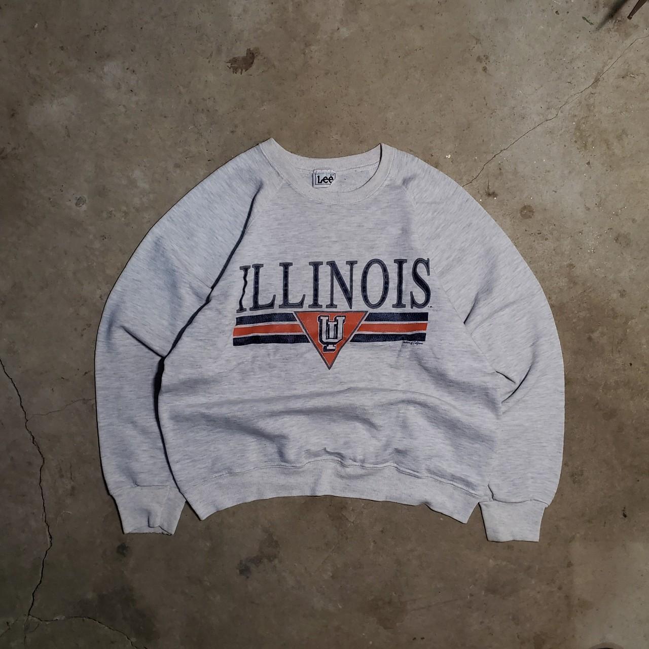 vintage 80s University of Illinois UI graphic... - Depop
