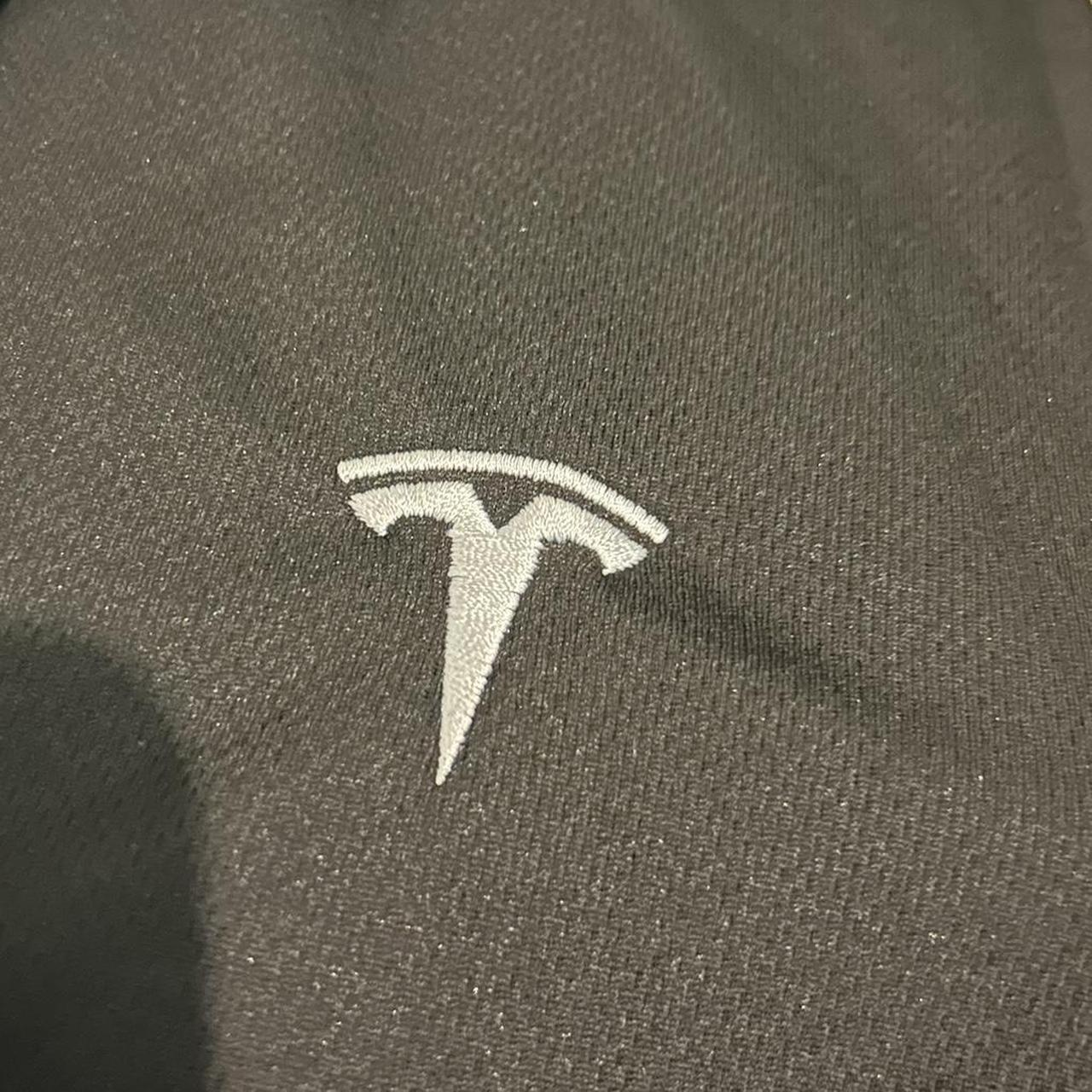 Tesla slim fit Polo shirt Sport-tek polo with Tesla... - Depop