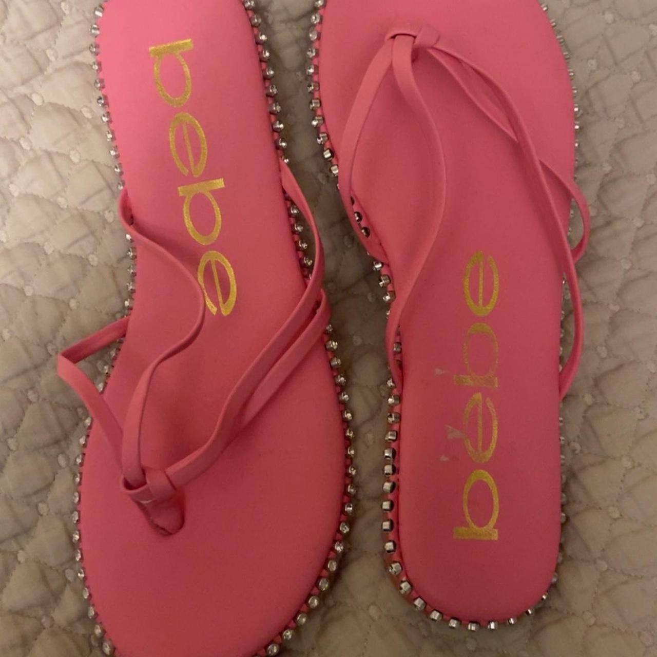 Pink bebe size 8 never worn... - Depop