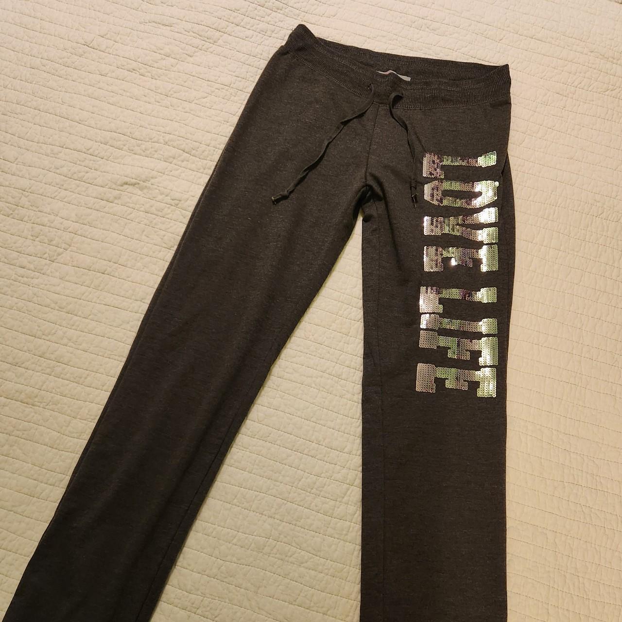 bb jeans low rise sweats - size m - worn, no flaws - Depop