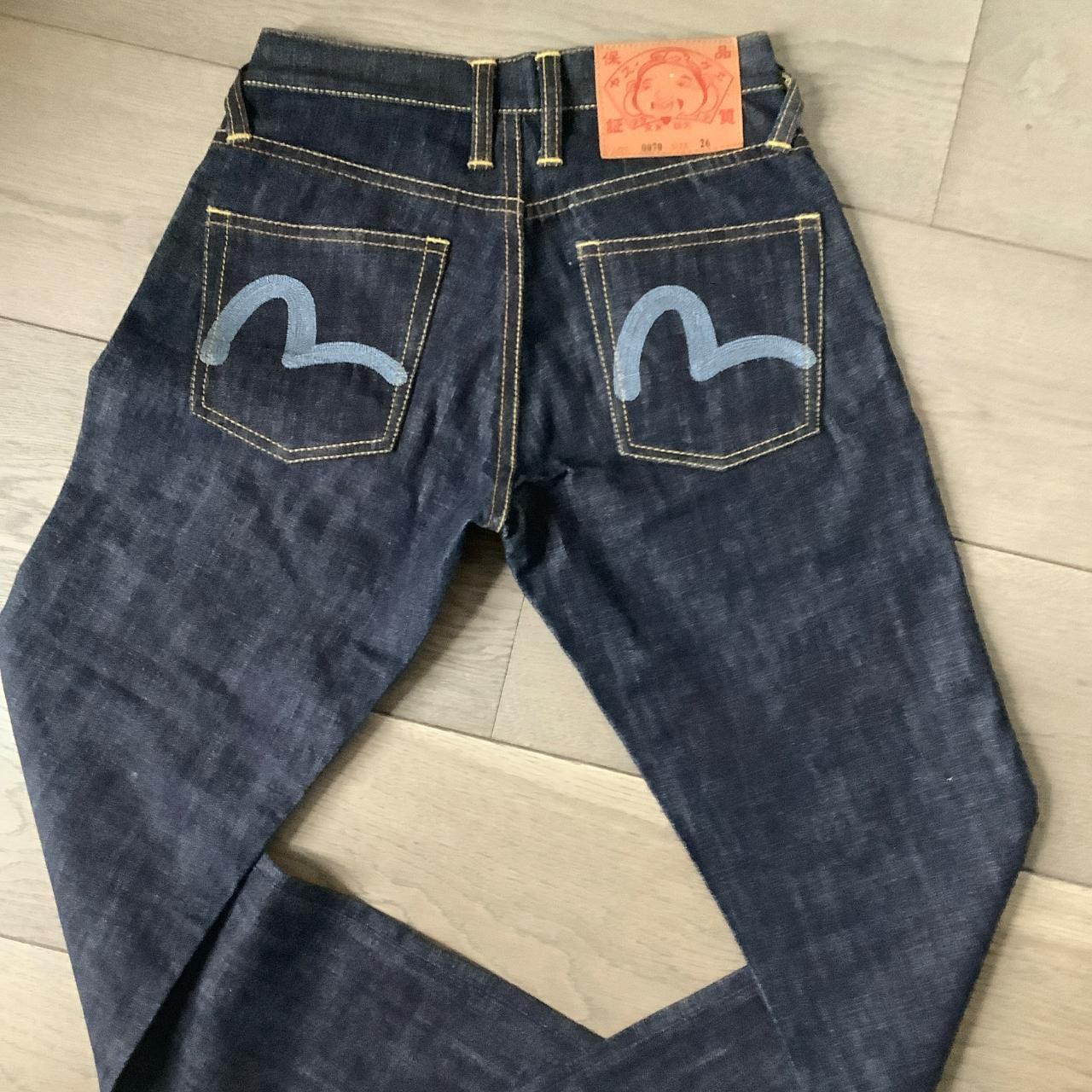 Evisu jeans, authentic. Unisex, 26 waist, 30 length... - Depop