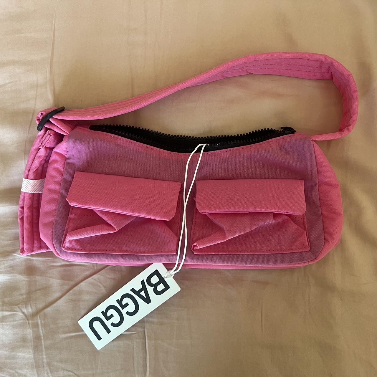 Pink Baggu cargo shoulder bag. Brand new with tags,... | Depop