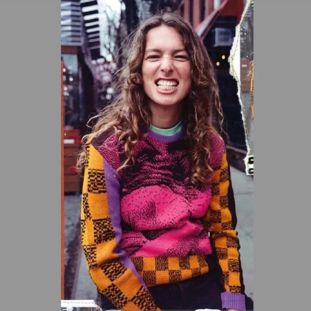 ORANGE STREETWISE KNIT Sweater from IGGY NYC. Size... | Depop