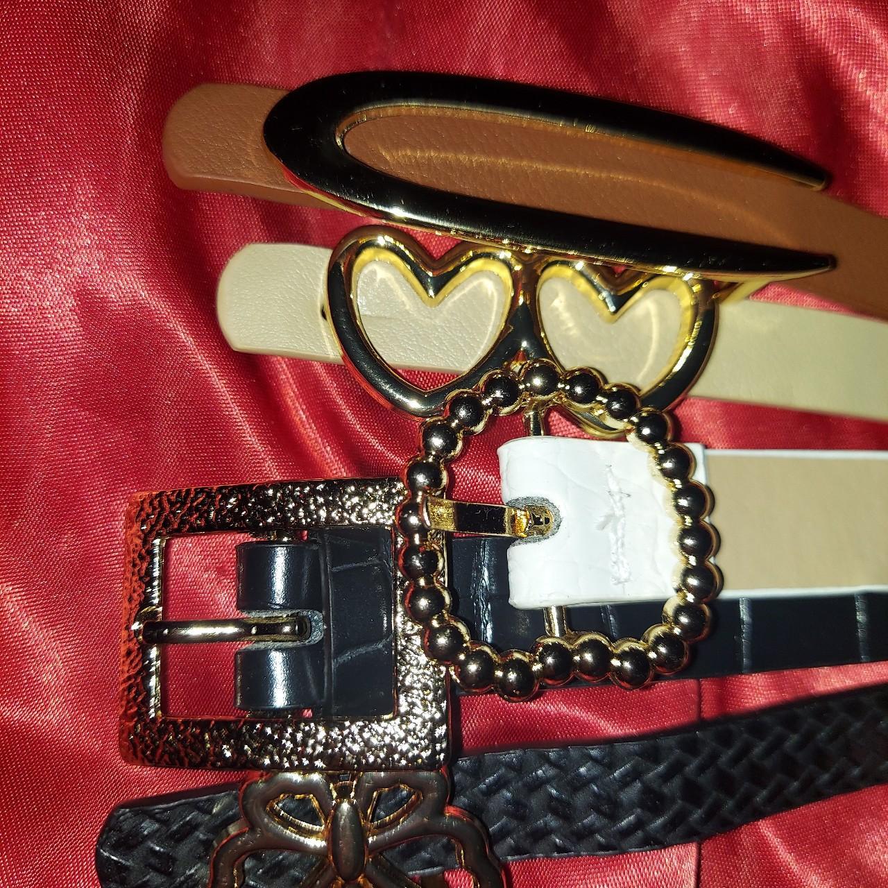 Designer belts, 5 pack, belt bundle, classy, neutral... - Depop
