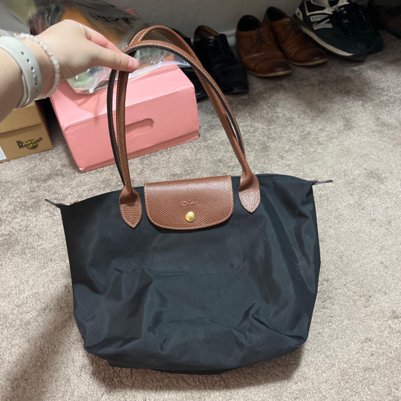Longchamp black le Pliage small #longchamp... - Depop