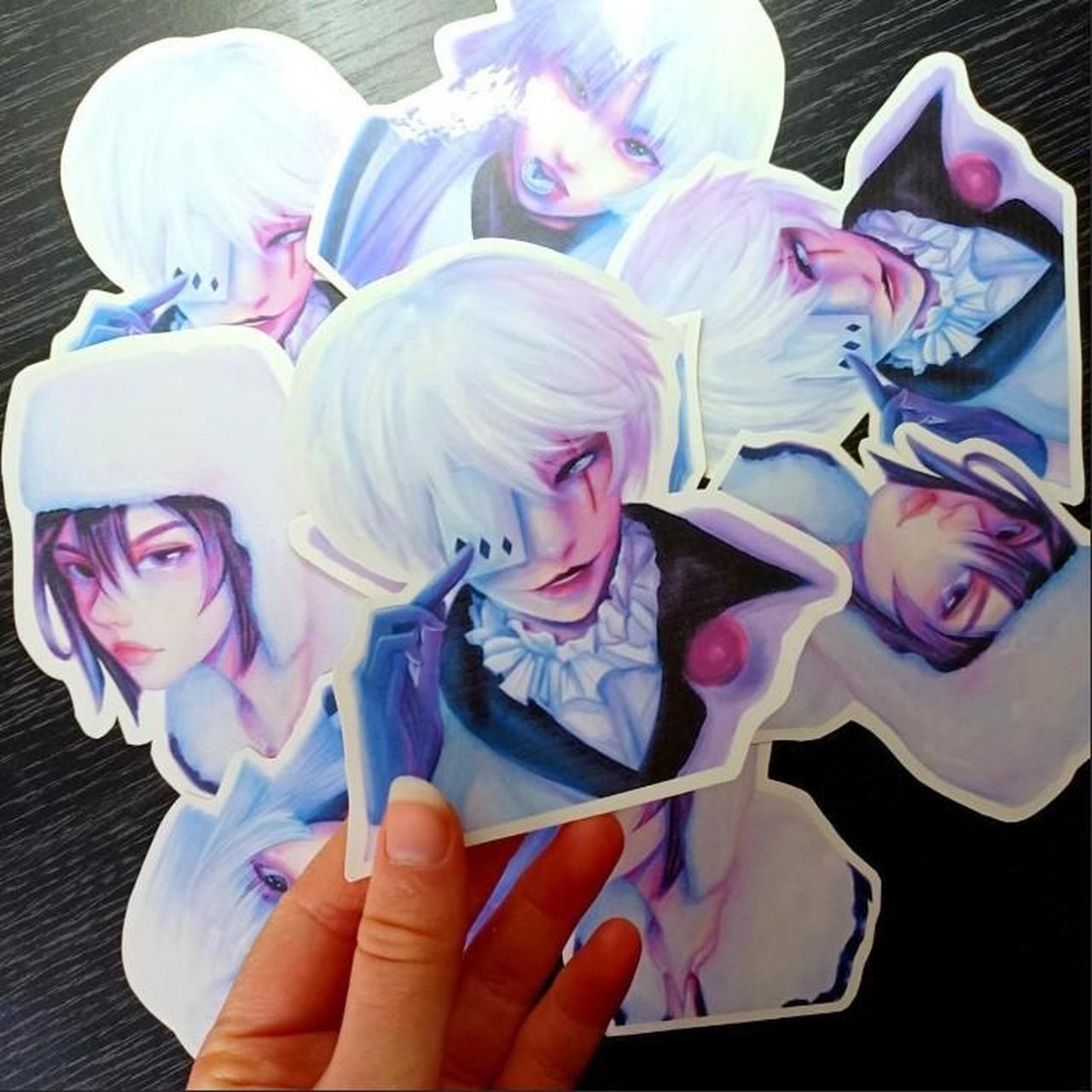 DoA set of 3 stickers :) [£2.50 each, discounted to... - Depop