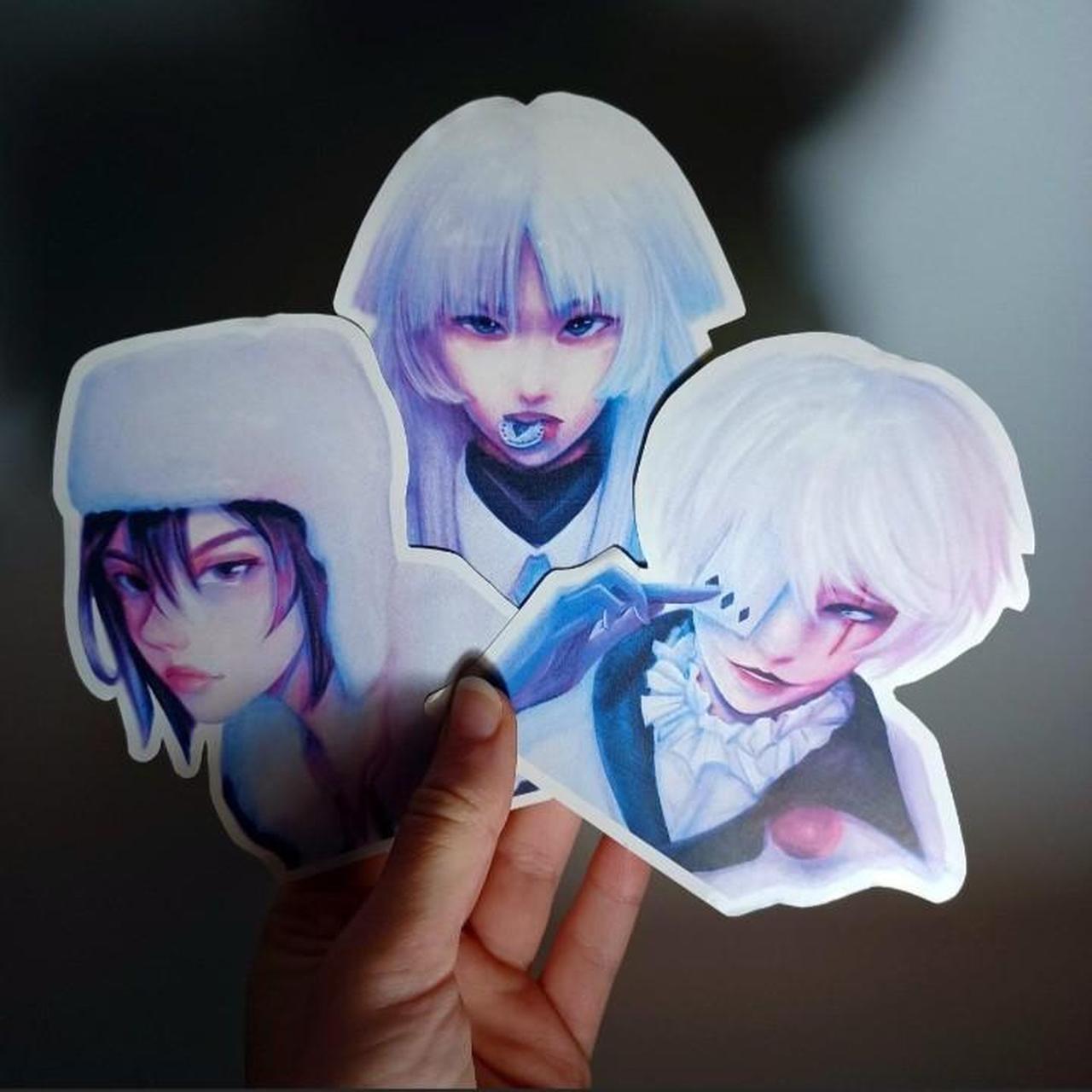 DoA set of 3 stickers :) [£2.50 each, discounted to... - Depop