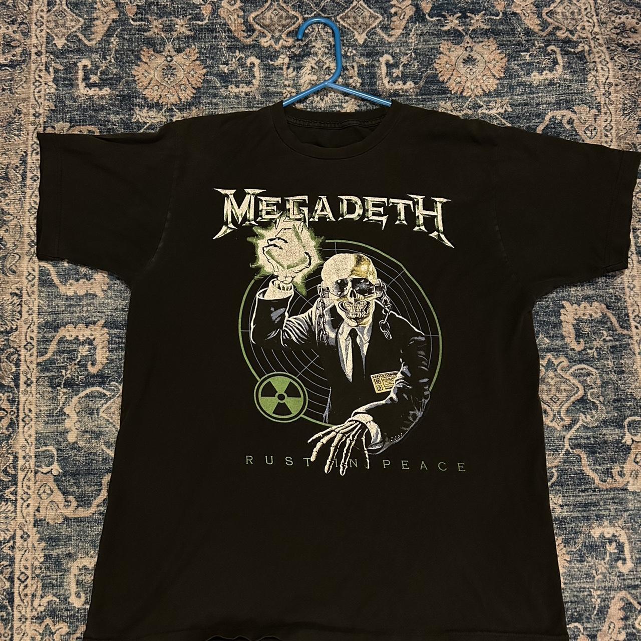 Megadeth graphic tee ‼️Not affliction‼️ #megadeth... - Depop