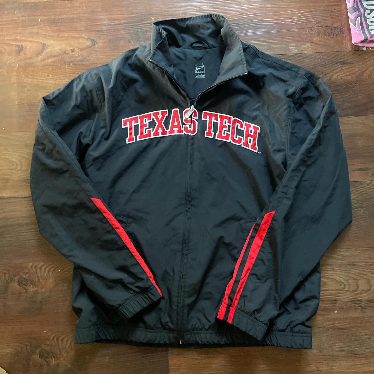 Vintage Nike Texas Tech Pullover Fleece Size... - Depop