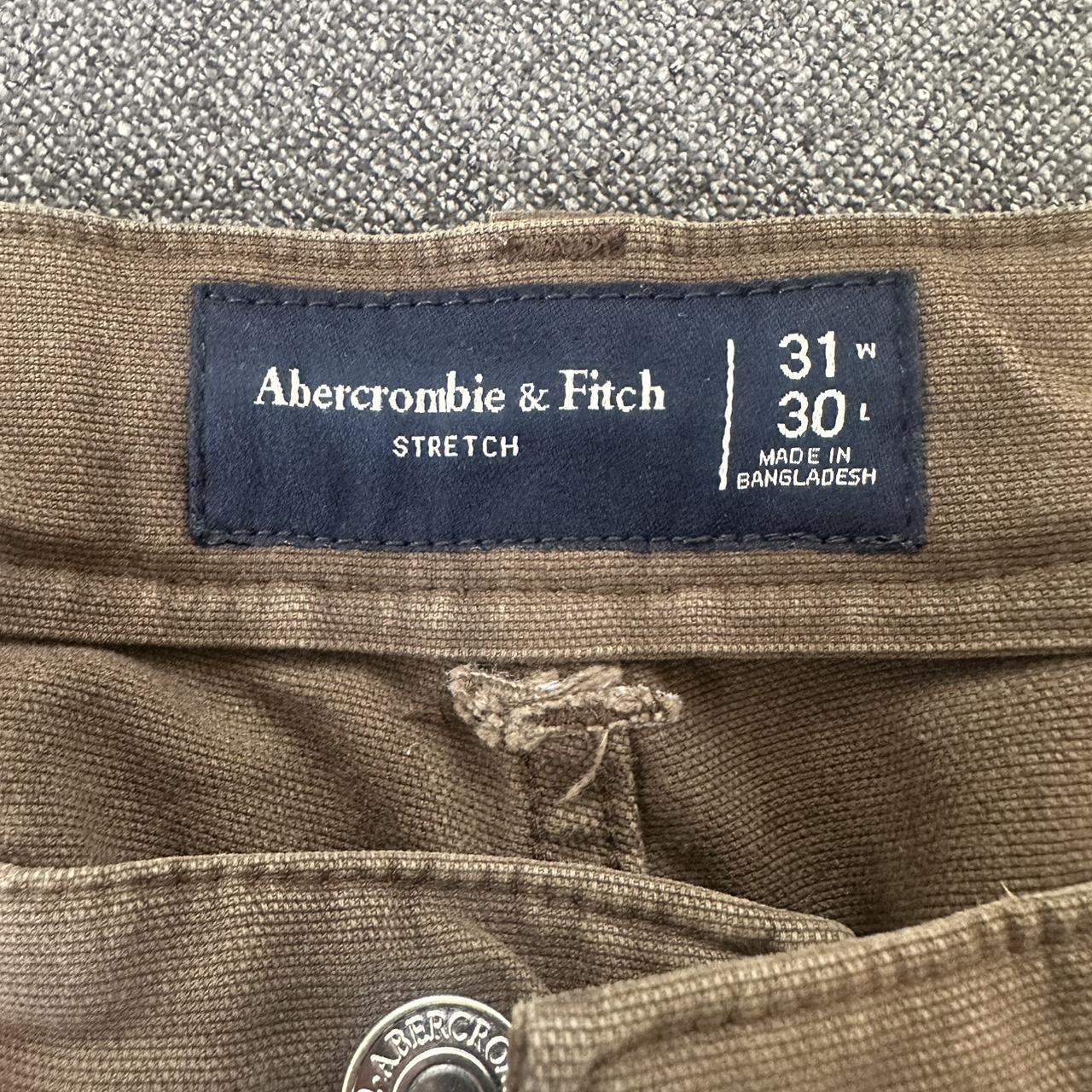 Abercrombie and Fitch Loose Workwear Pant #brown... - Depop
