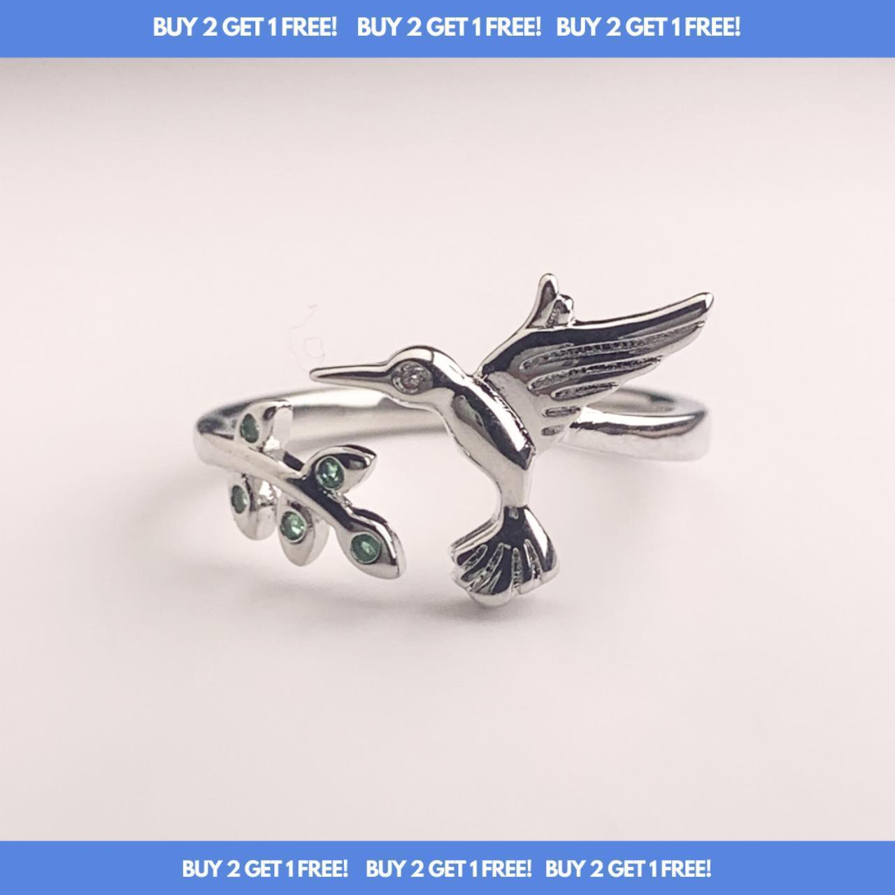Silver Pretty Dove ring Is adjustable to fit any... - Depop