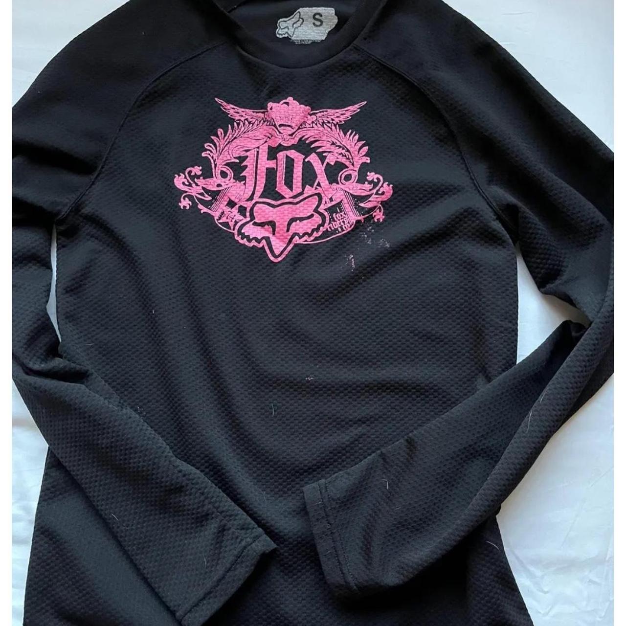 fox long sleeve size s thrifted | Depop