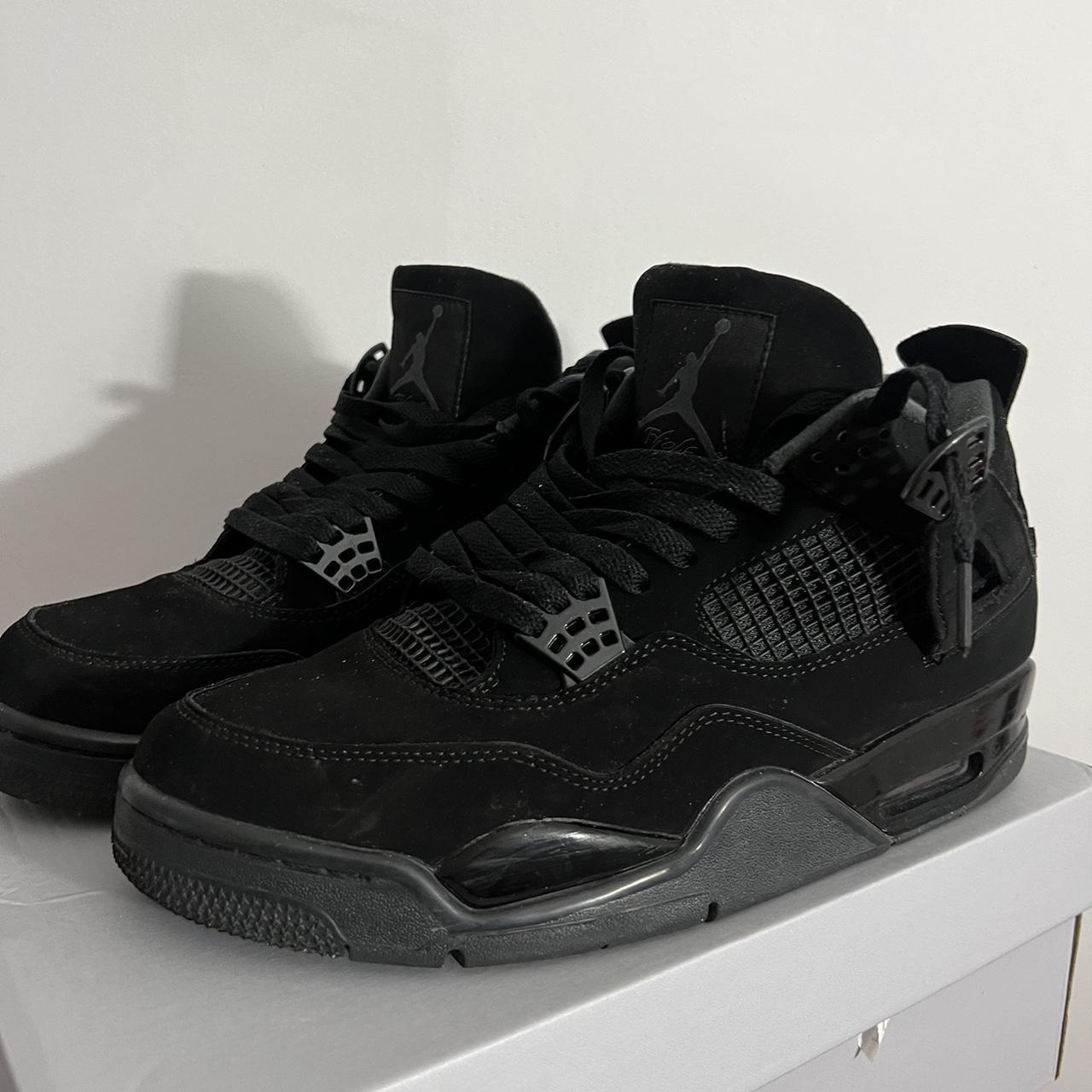 Jordan 4 “Black Cat” #jordan #sneakers #fashion... - Depop