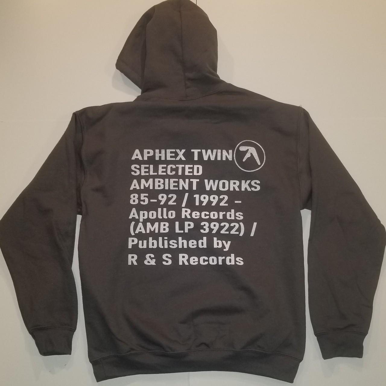 Aphex twins ambience works album screen printed on... - Depop