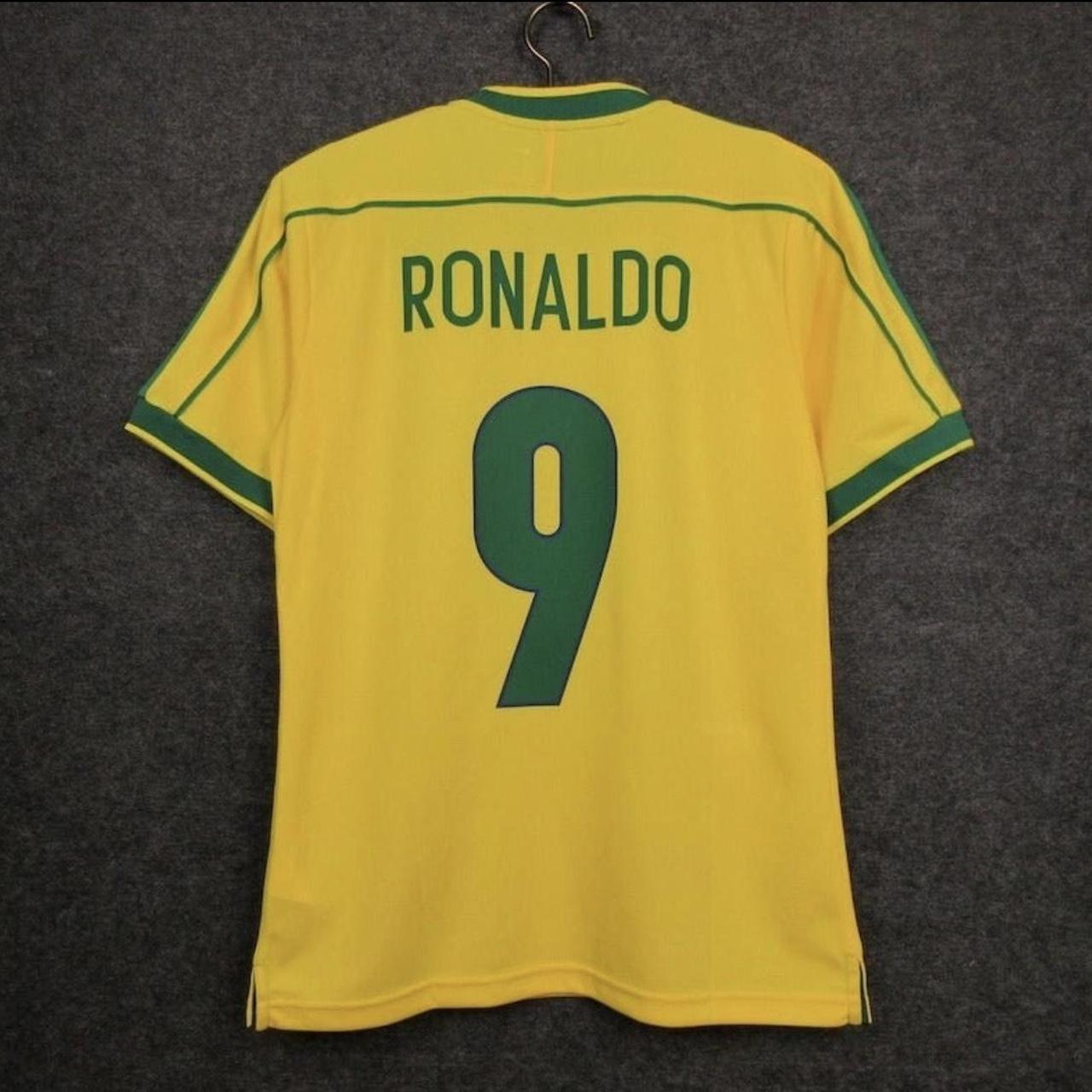 Ronaldo R9 Brazil World Cup 1998 Home Football... - Depop
