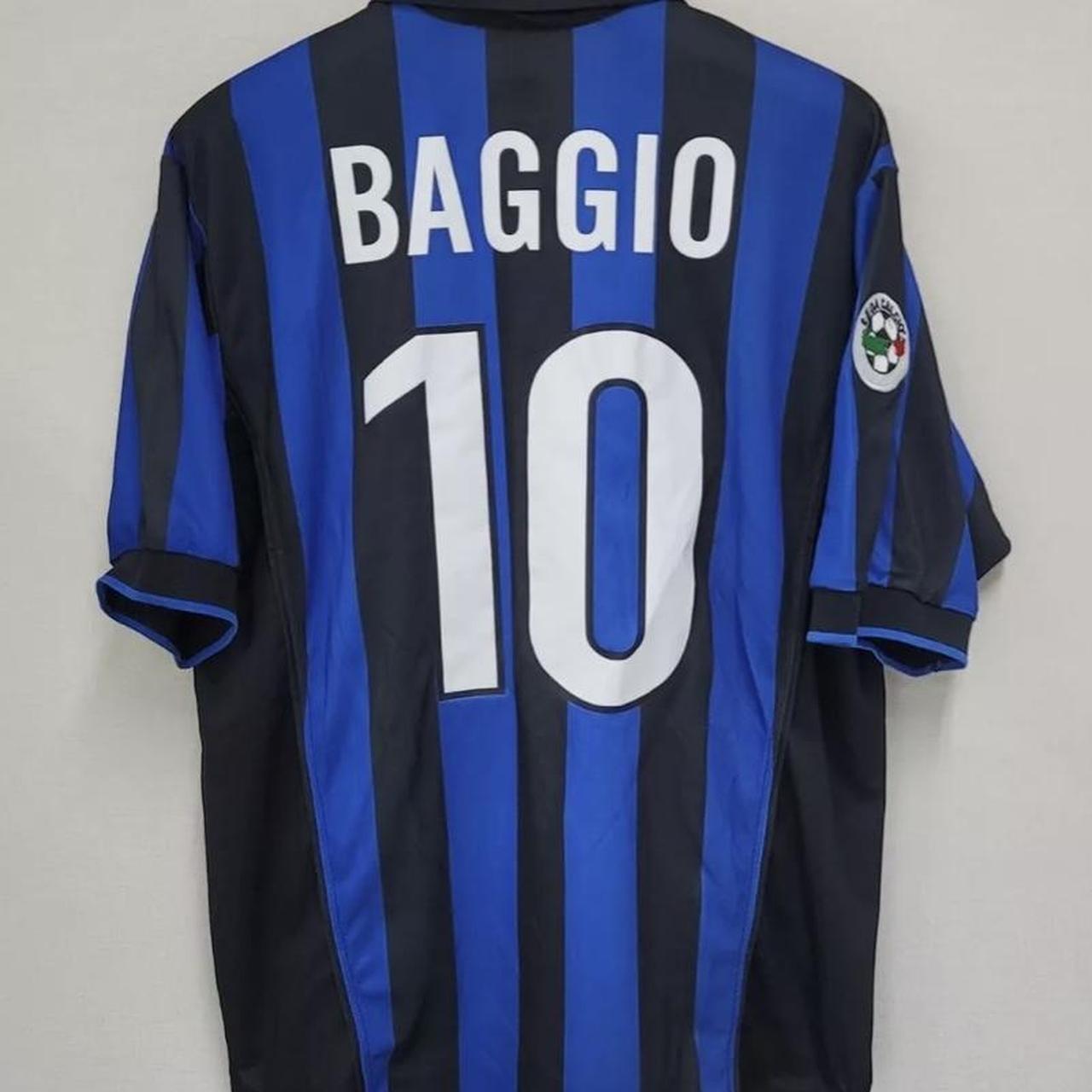 Baggio Inter Milan 1998 1999 Home Football Soccer Depop