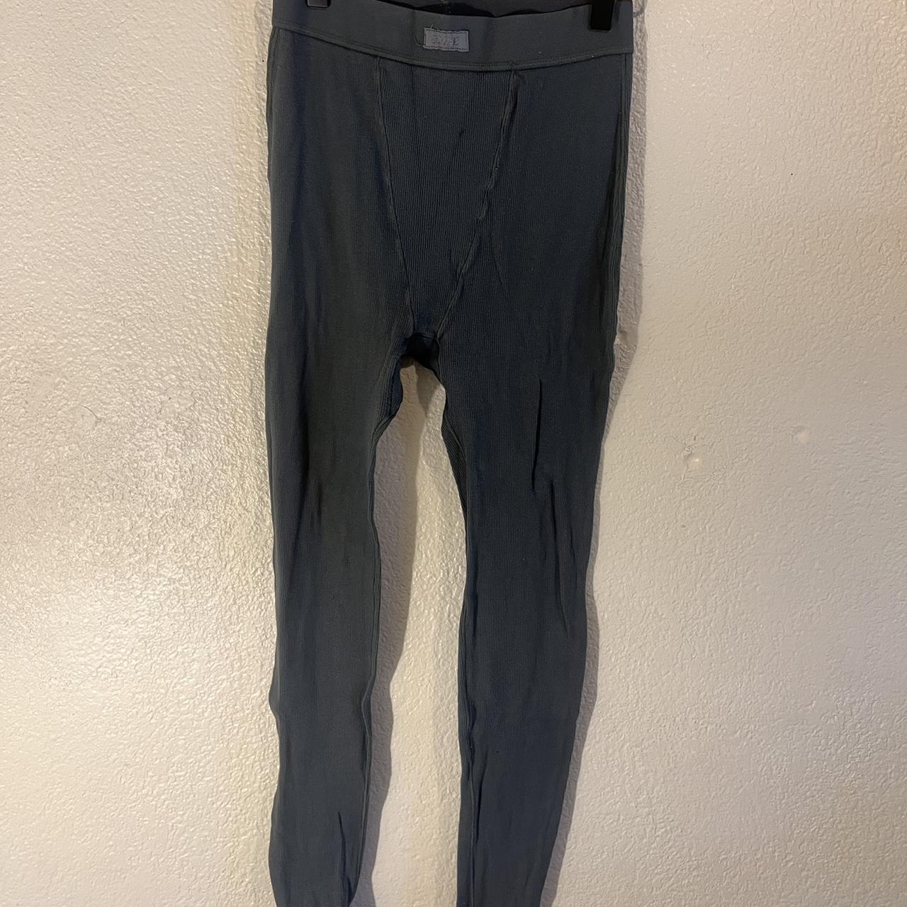 Skims pants in dark green color size small - Depop