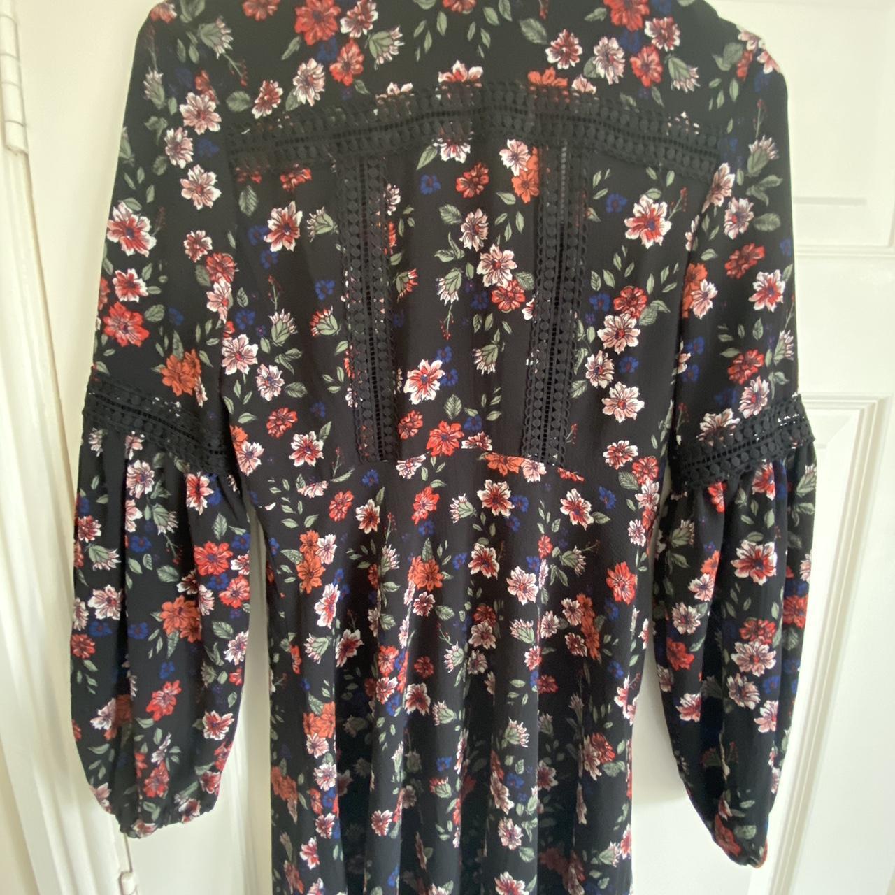 Free Generation Dress. Black Floral design. Brand... - Depop
