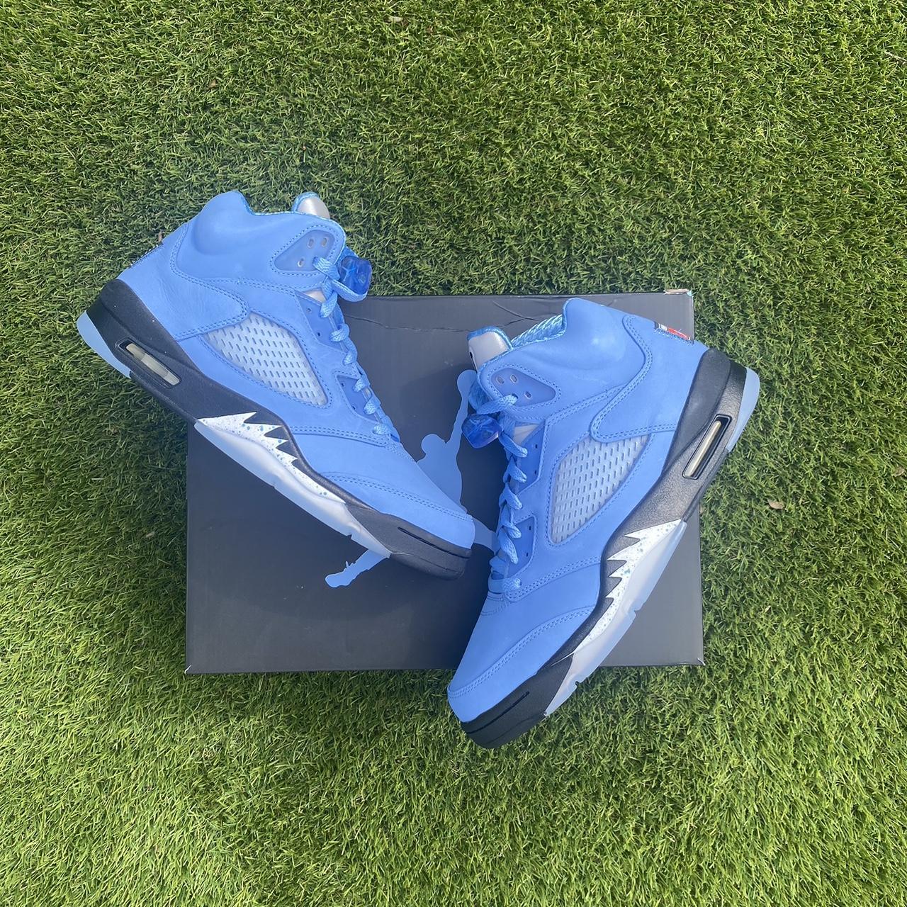 Jordan 5 University Blue - Depop