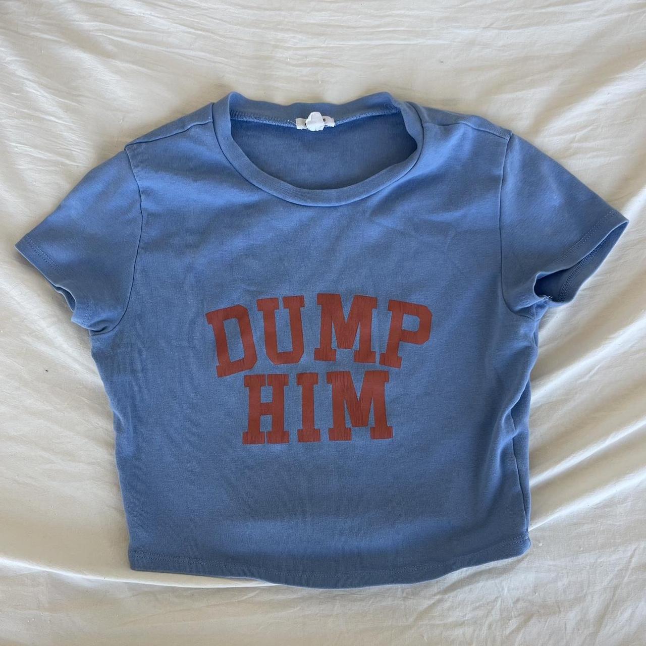 Britney inspired dump him baby tee from garage ... | Depop