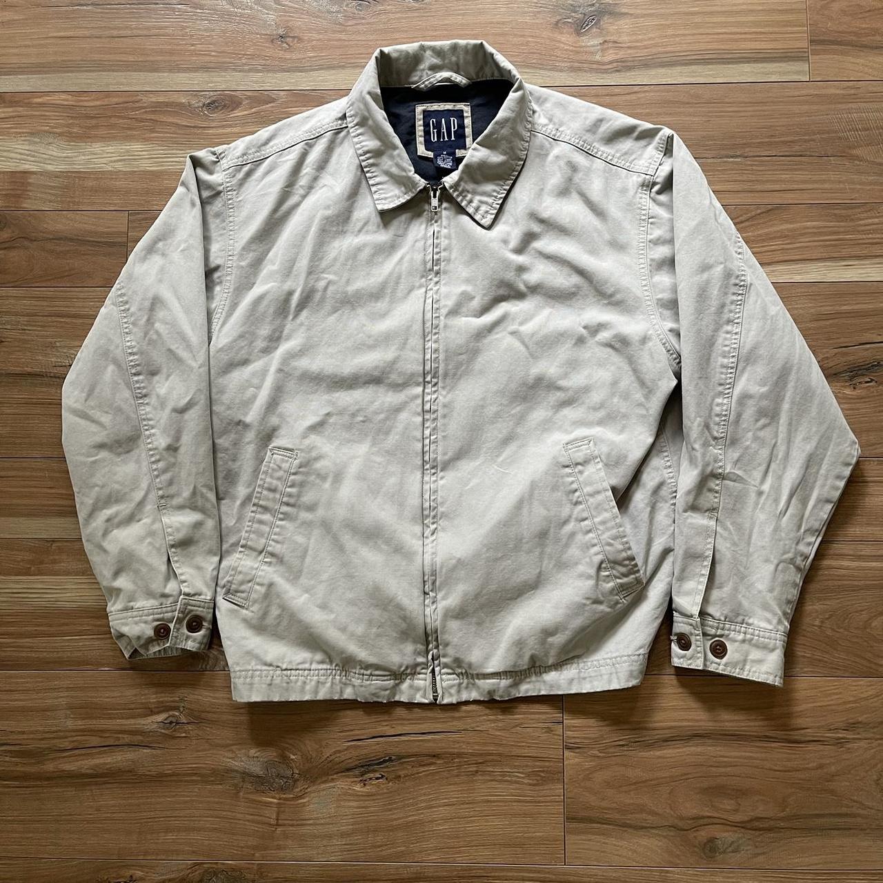 Vintage Gap full zip jacket Size M 23x26 - Depop