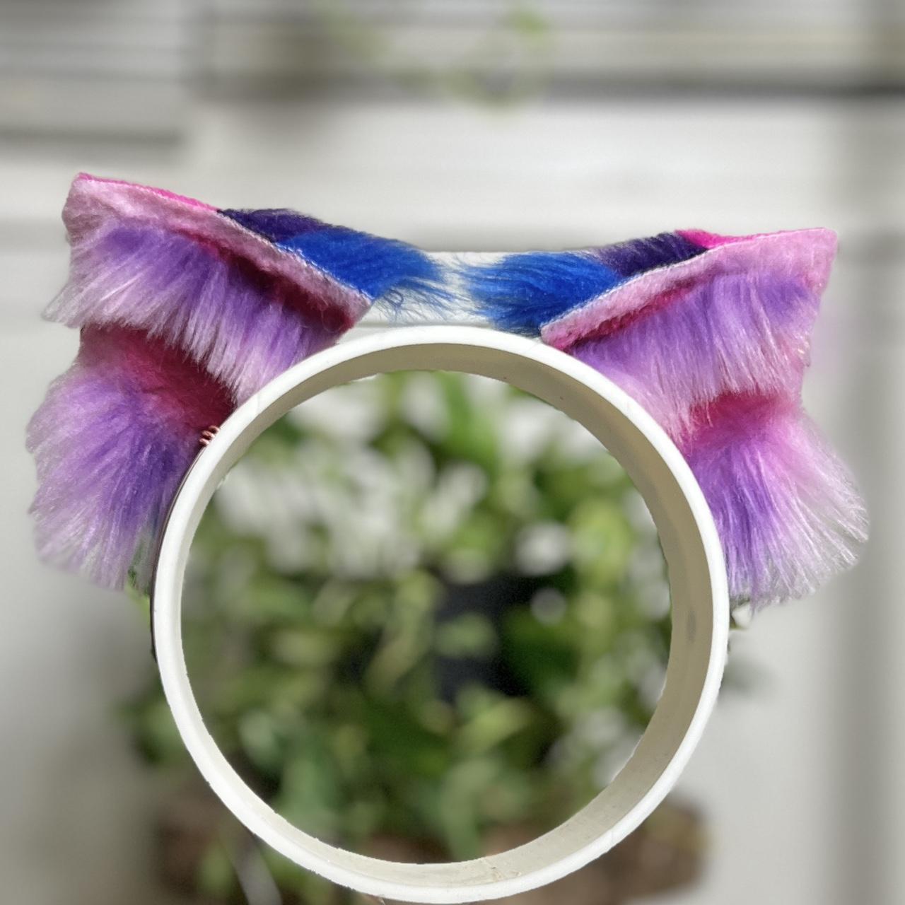 Bisexual kitten ears Faux/fake fur Perfect for... - Depop