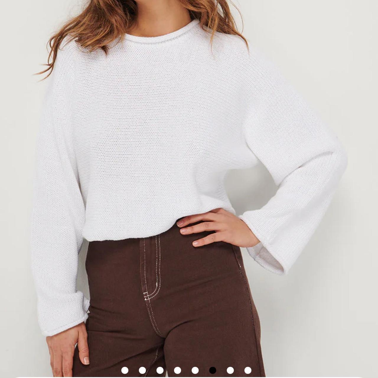 Ghanda crop knit Size 10 Worn but in good condition - Depop