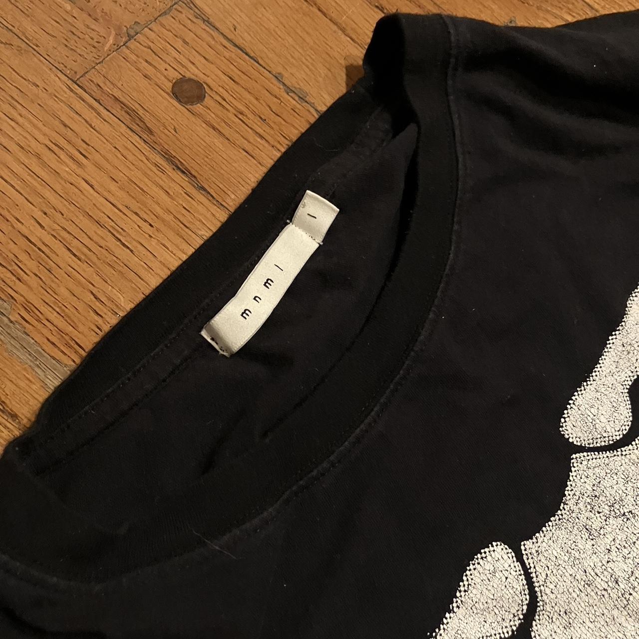 MNML Black Men’s Longsleeve Skeleton T-Shirt Tee... - Depop