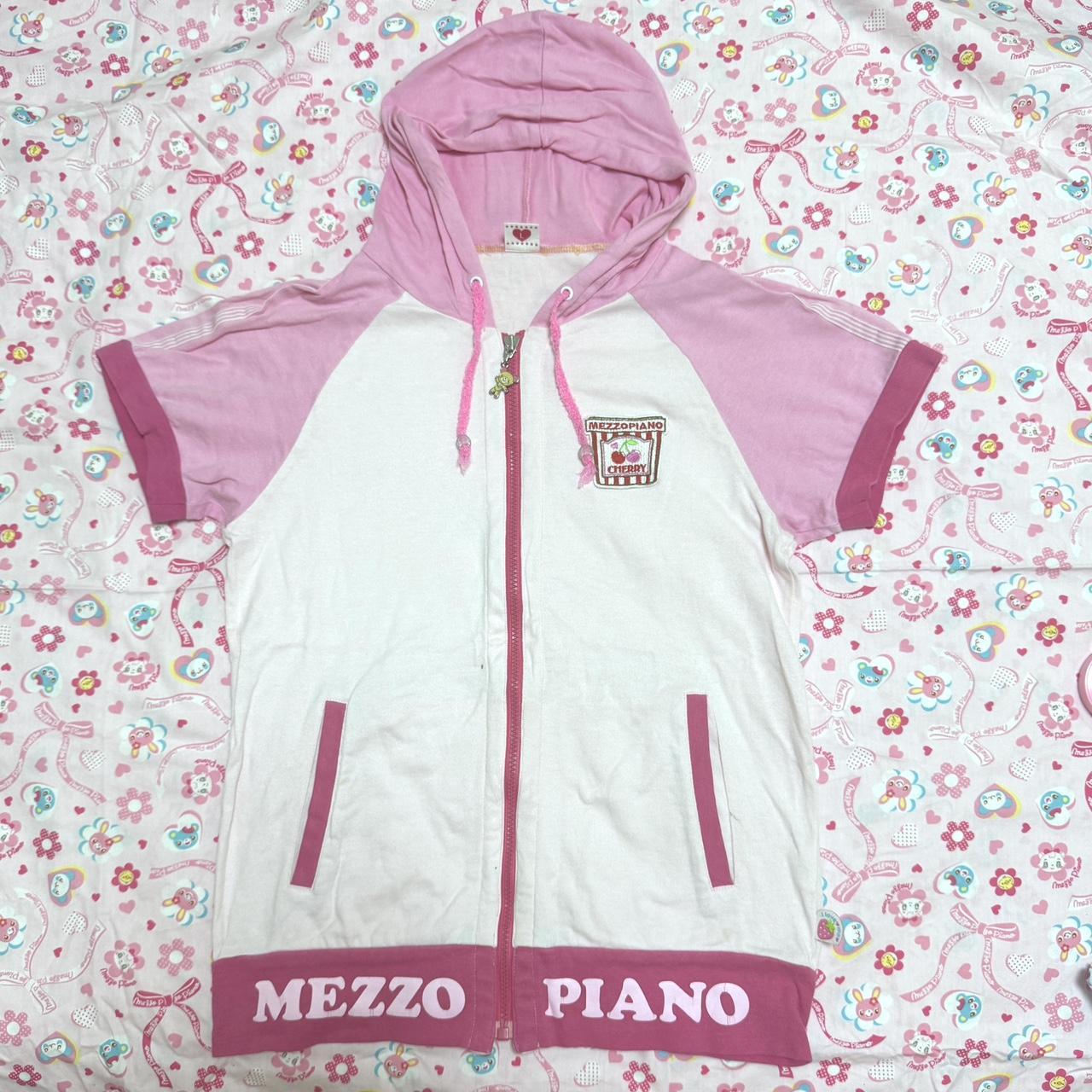 Mezzo piano hoodie - vintage Japanese size:... - Depop