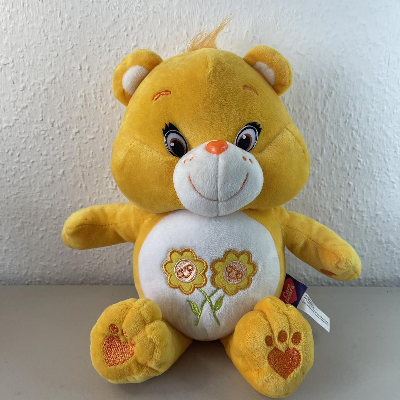 Care Bears Yellow Friendship Bear 13” Excellent... - Depop