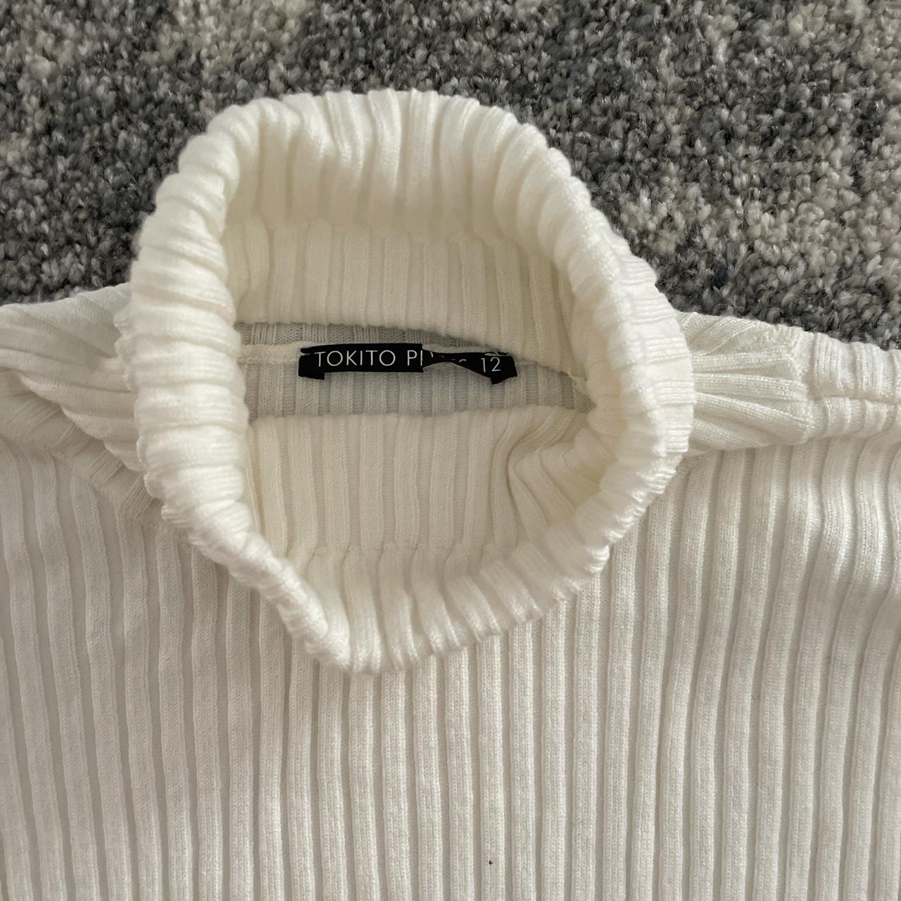 Tokito Petites cream turtle neck Never worn - Depop
