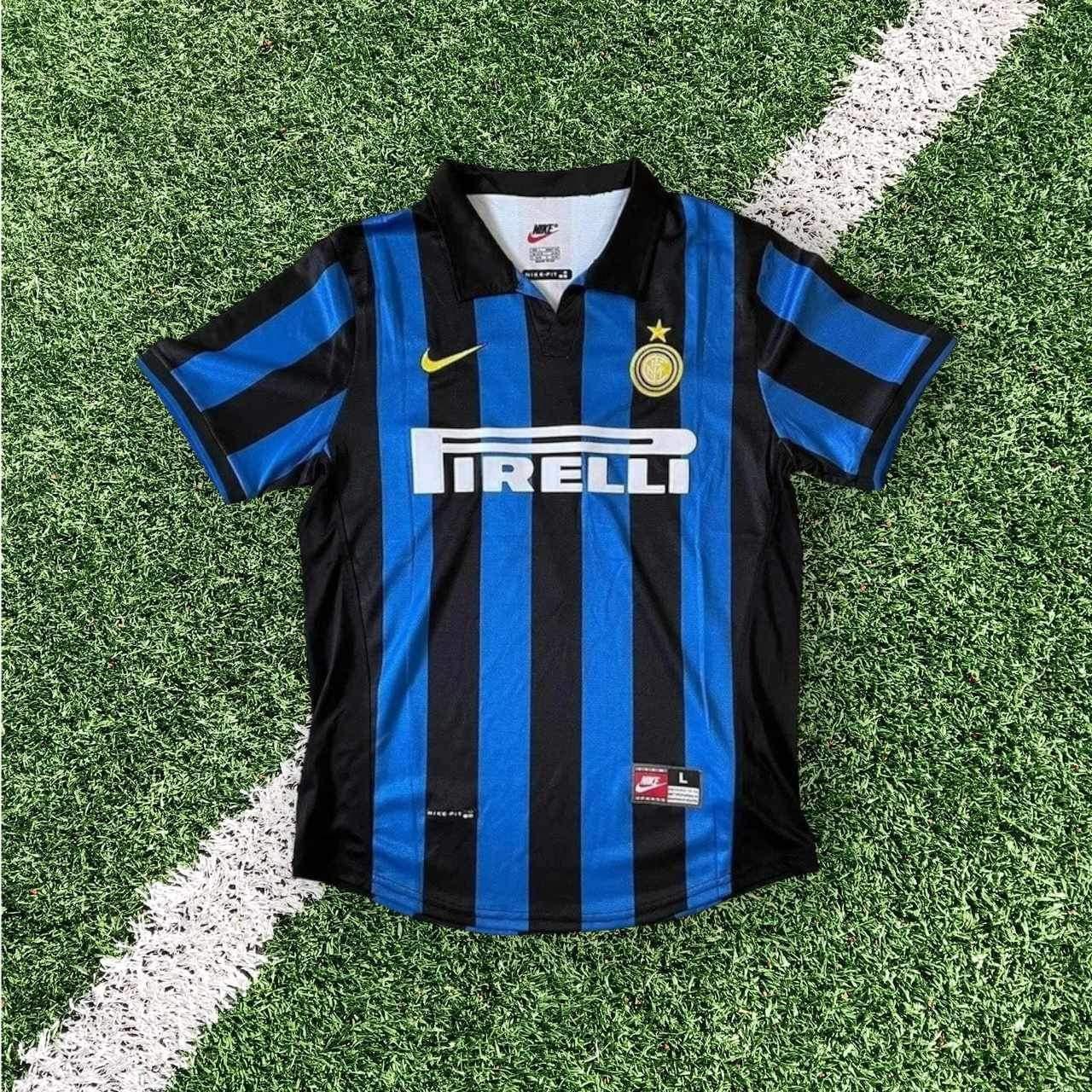 Inter Milan Retro Ronaldo Shirt Size : Medium... - Depop