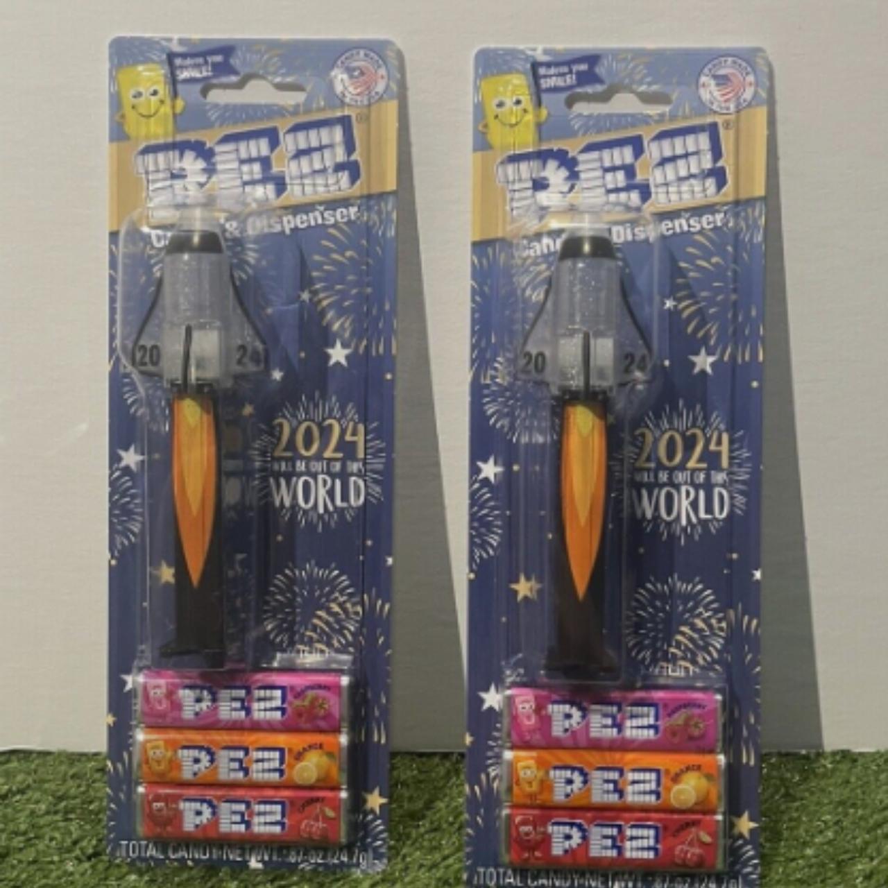 2024 New Years Crystal Space Shuttle PEZ Exclusive... - Depop
