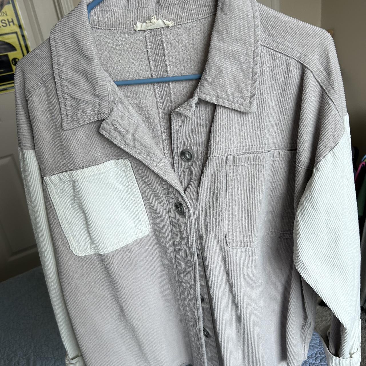 purple corduroy jacket from pacsun SIZE M/L - Depop