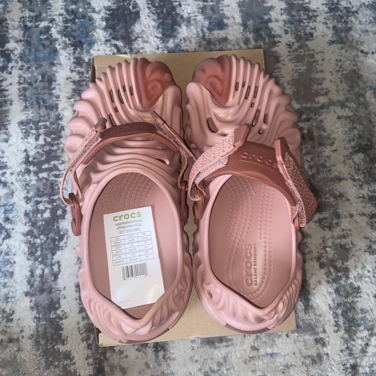 Crocs Men's Orange Clogs | Depop