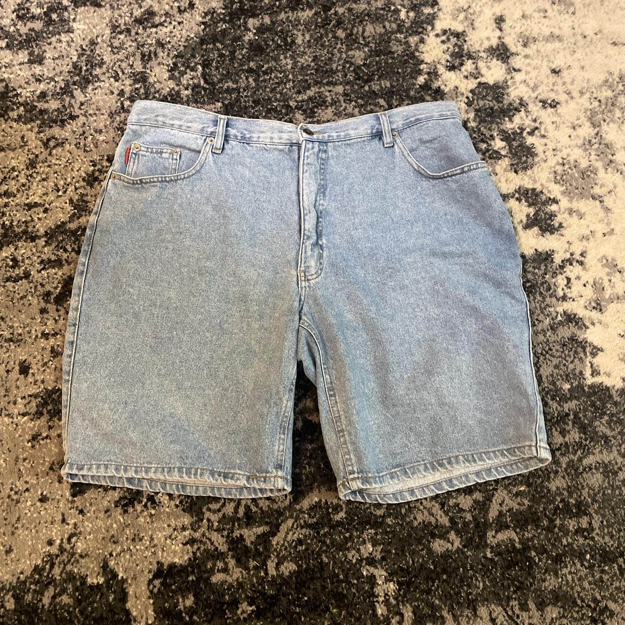 Blue 90s Vintage Y2K Bugle Boys 705 Jorts - Depop