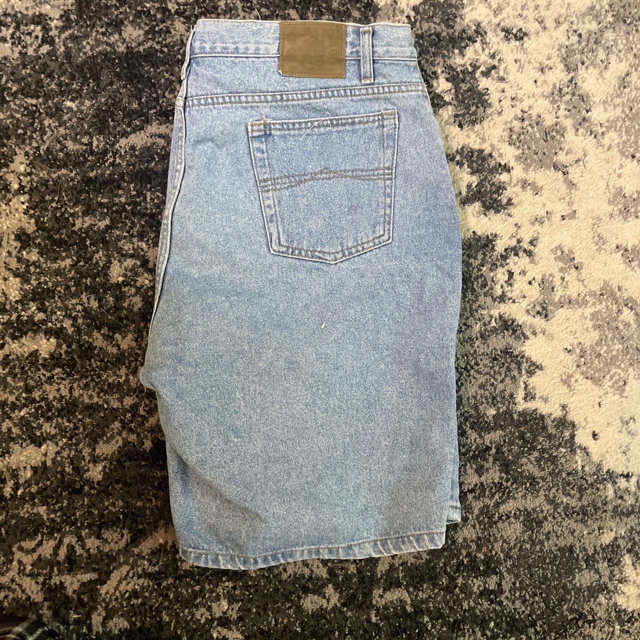 Blue 90s Vintage Y2K Bugle Boys 705 Jorts - Depop