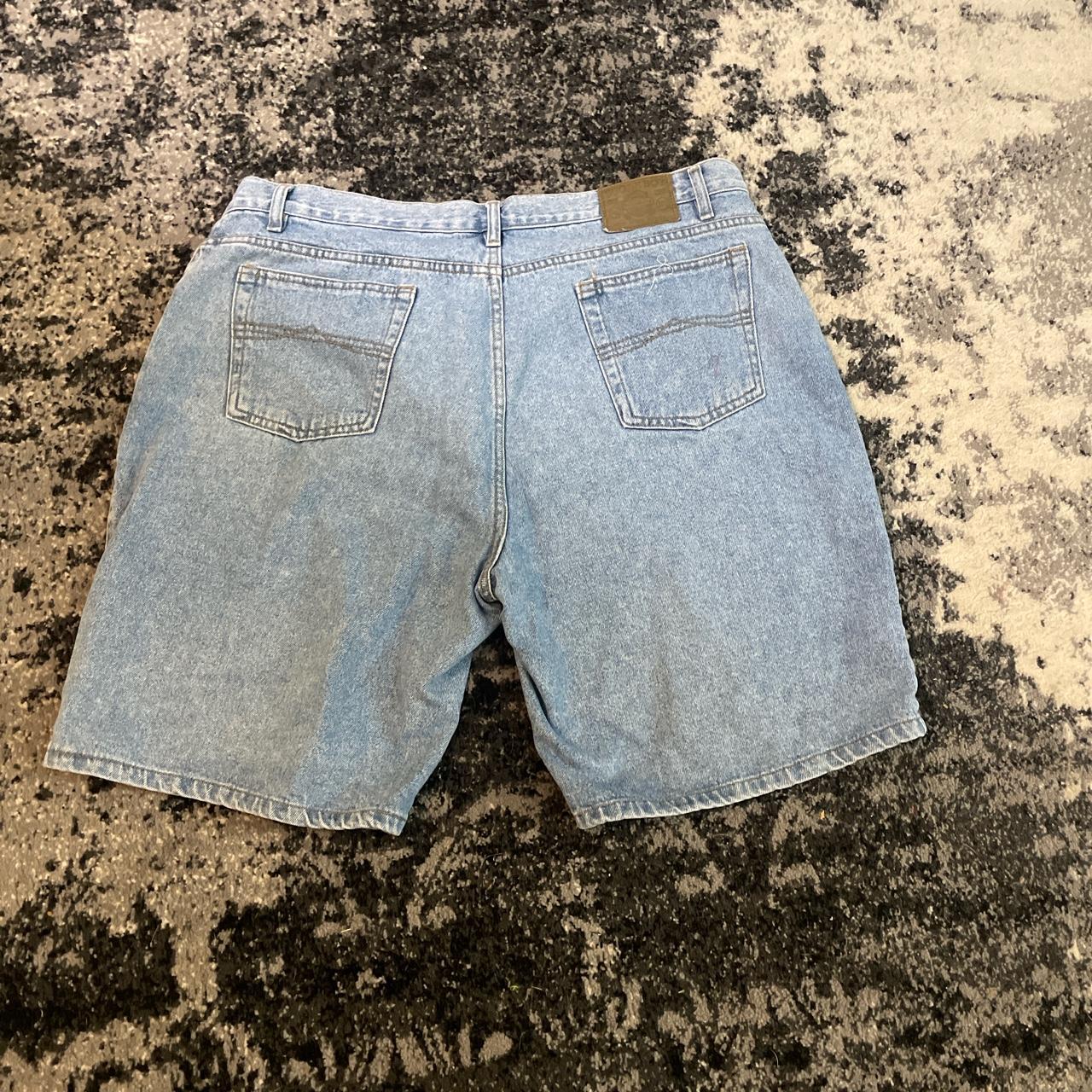 Blue 90s Vintage Y2K Bugle Boys 705 Jorts - Depop