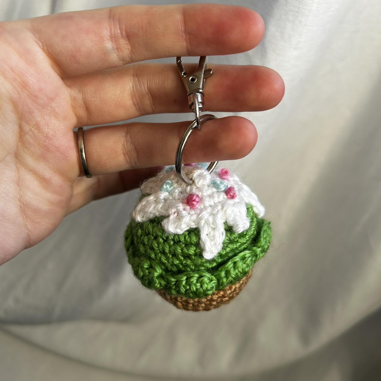 🌟crochet cupcake keychain 🌟only 1 available of each... - Depop